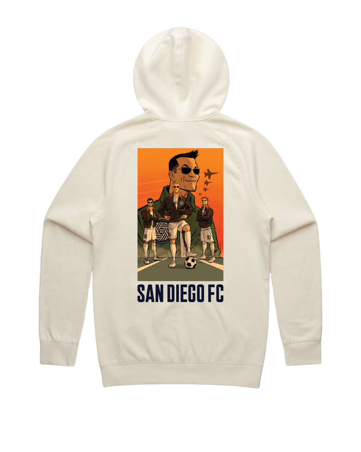 SDFC Military Ivory Hoodie – San Diego FC