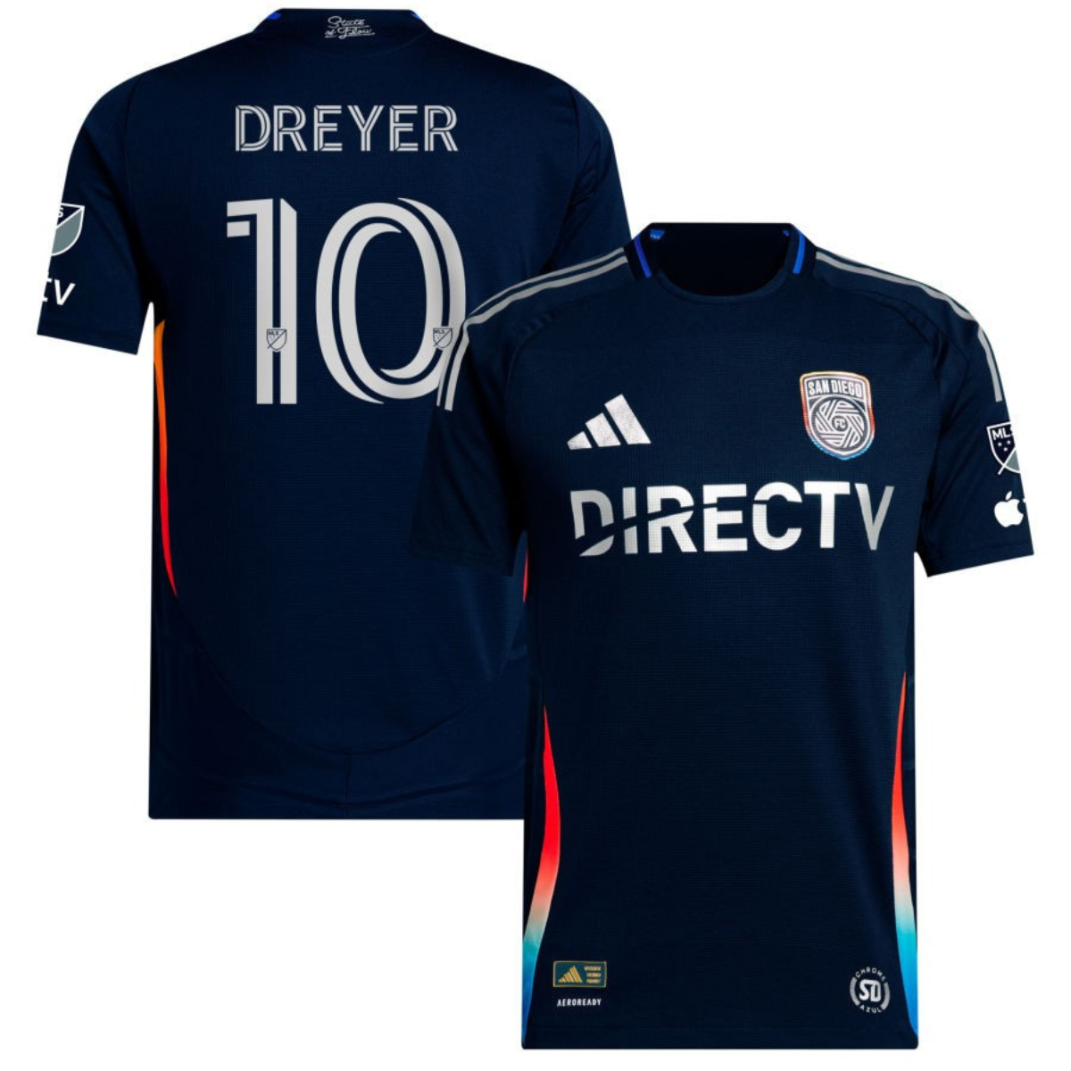 2025 Anders Dreyer Primary Authentic Jersey – San Diego FC